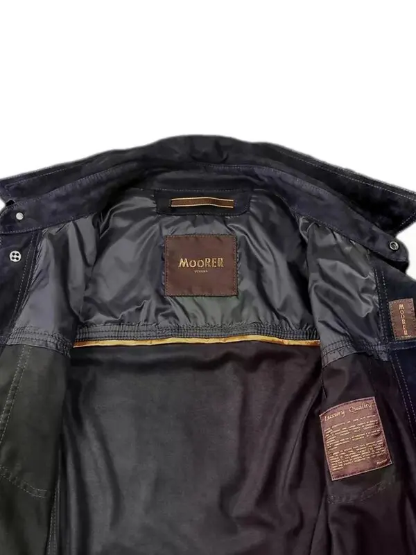 MOORER Button-up Suede Jacket