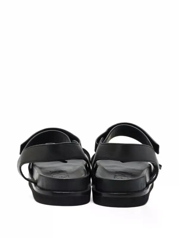 Loewe Pebble Ankle Strap Sandals - Black