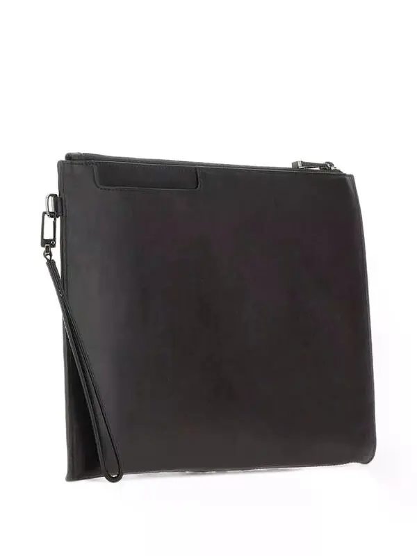 PIQUADRO Logo-plaque Clutch Bag
