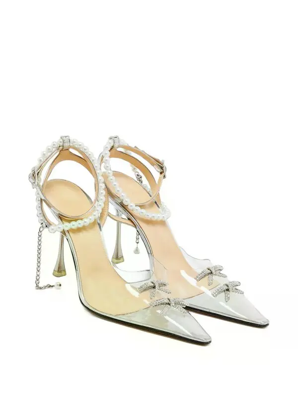 Mach & Mach Matilda Crystal Double-bow Pumps