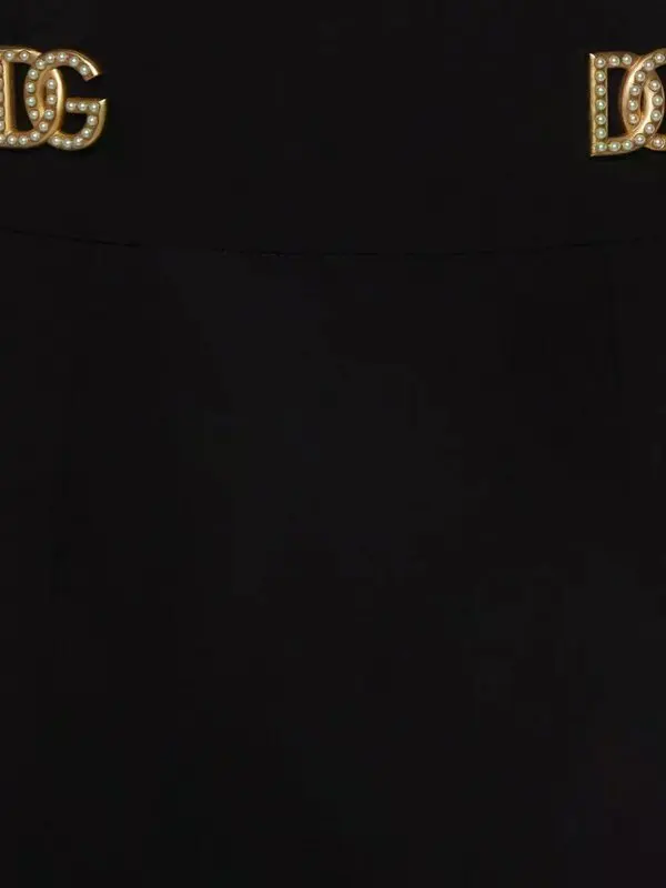 Dolce & Gabbana Dg Logo Pencil Mini Skirt