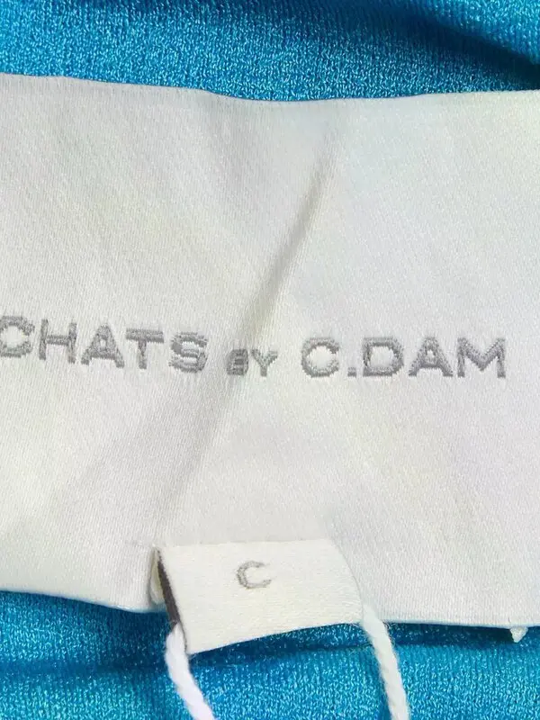 CHATS BY C.DAM Rosalind Draped Mini Dress And Glove Set