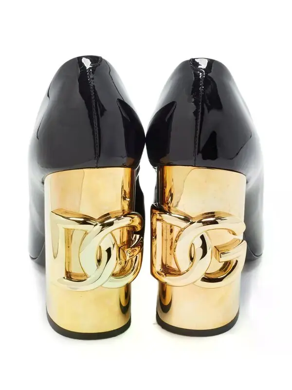 Dolce & Gabbana Dg Logo Square-toe Pumps