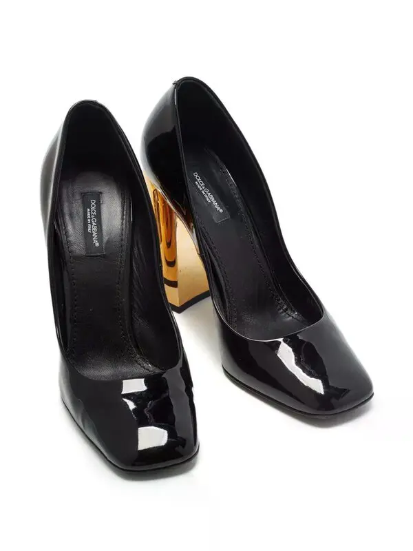 Dolce & Gabbana Dg Logo Square-toe Pumps