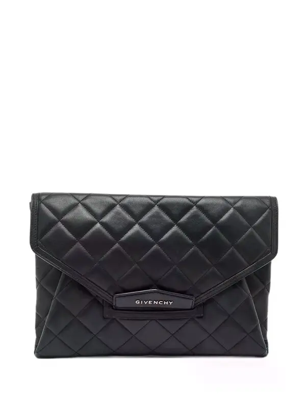 Givenchy Antigona Quilted Clutch Bag - Black