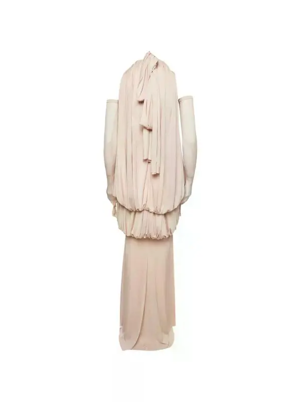 CHATS BY C.DAM Mayer Draped Maxi Dress - Pink