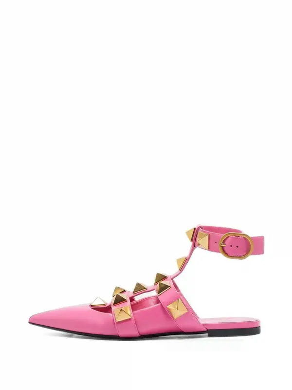 Valentino Garavani Roman Stud Sandals - Pink