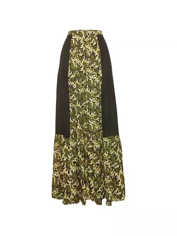 Etro Floral-print A-line Midi-dress - Black