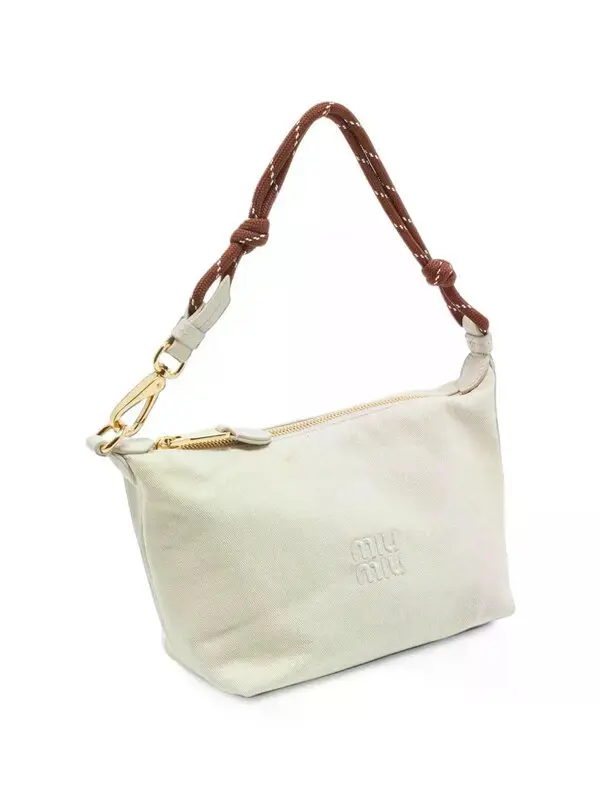Miu Miu Gabardine Canvas Clutch Bag
