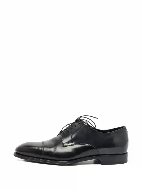 LOUIS VUITTON Minister Damier Derby Shoes - Black