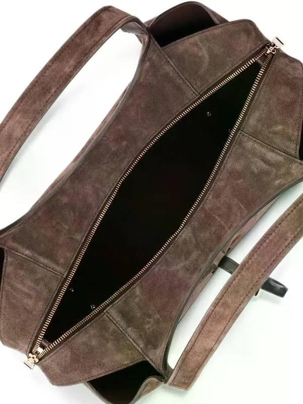 TOD'S T Timeless Suede Tote Bag