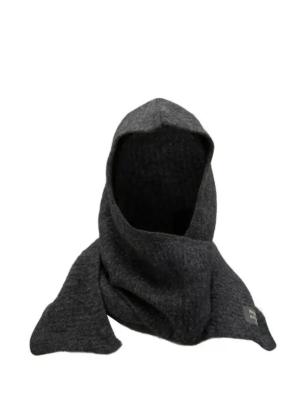 Maison Kitsuné Hooded Knitted Scarf