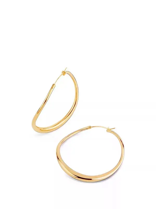 DINNY HALL Wave Large Hoop Earrings