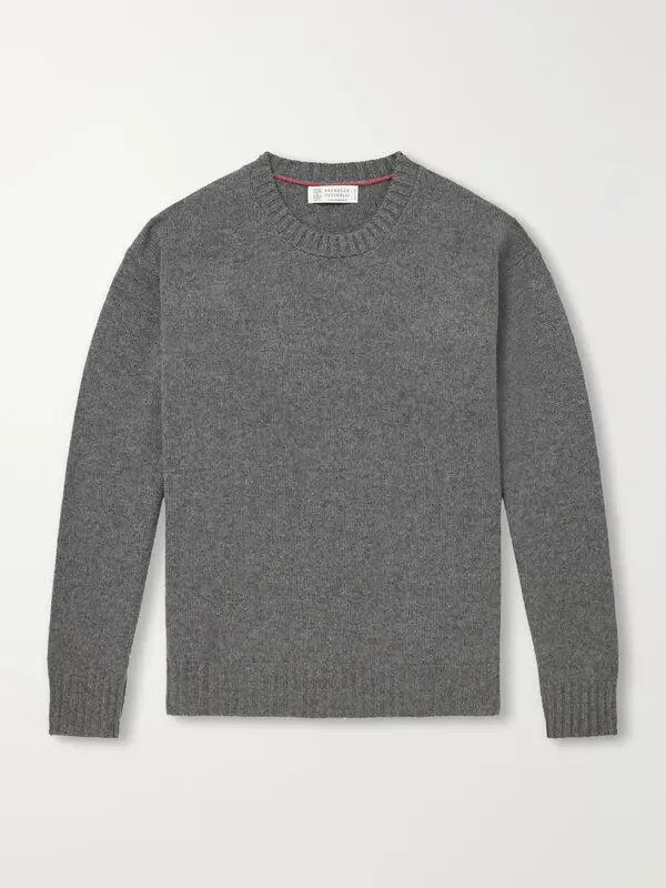 Brunello Cucinelli Cashmere Sweater - Gray
