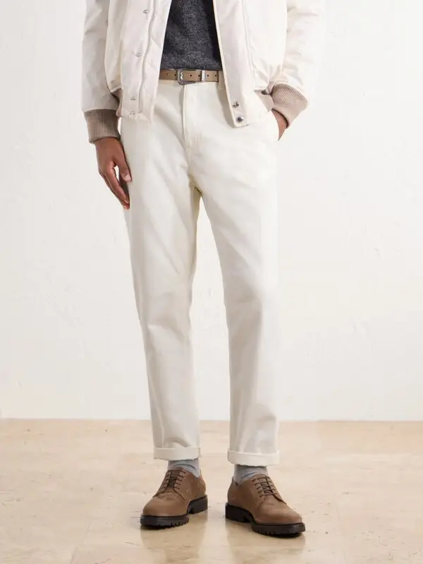 Brunello Cucinelli Suede Derby Shoes