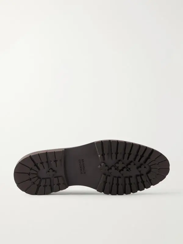 Brunello Cucinelli Suede Derby Shoes