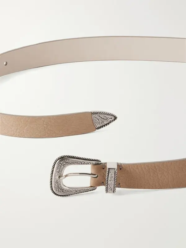 Brunello Cucinelli Textured Leather Belt