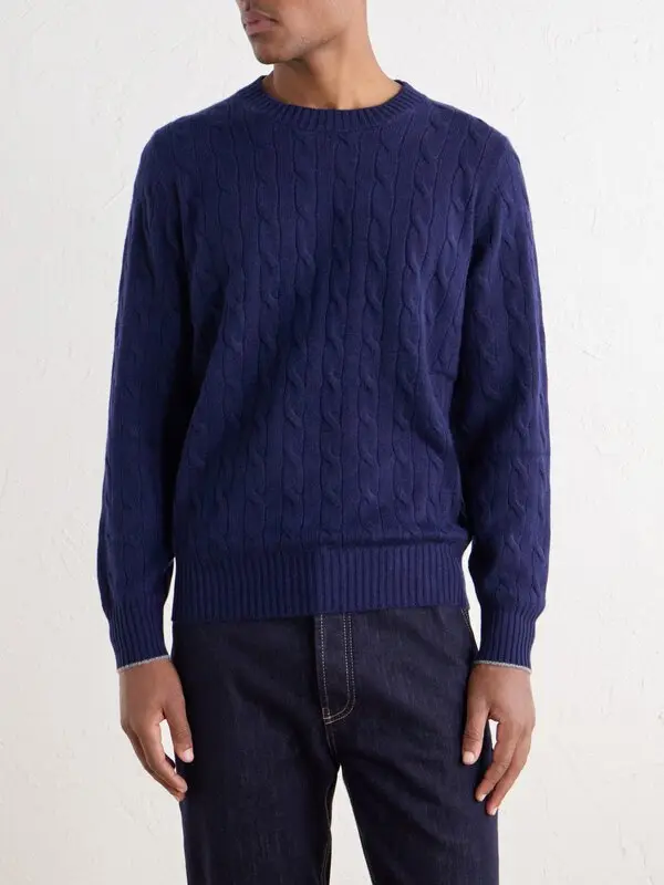 Brunello Cucinelli Cable-knit Cashmere Sweater