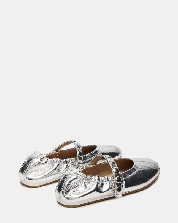 Steve Madden Anaya Leather Studs Ballet Flats