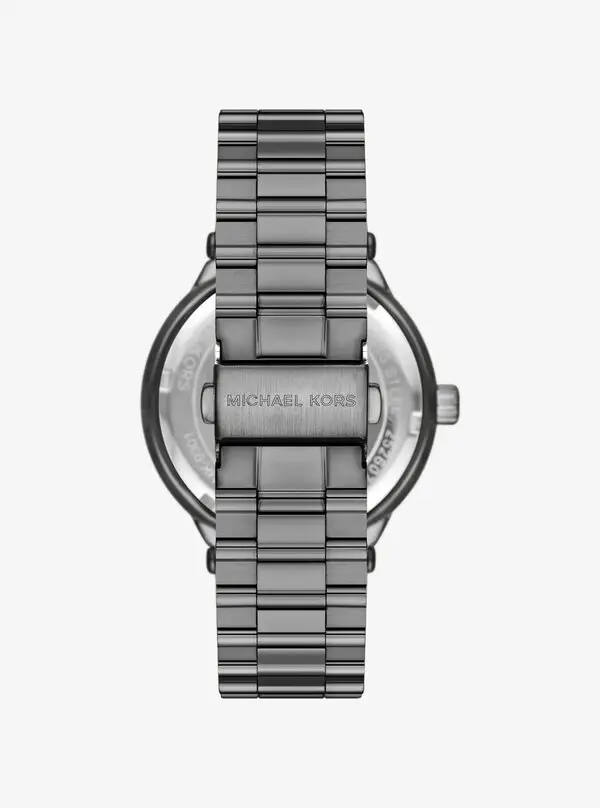 Michael Kors Oversized Billie Gunmetal-tone Watch In By