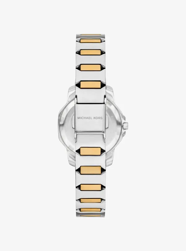 Michael Kors Petite Prescott Two-tone Watch In By