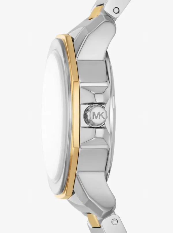 Michael Kors Petite Prescott Two-tone Watch In By