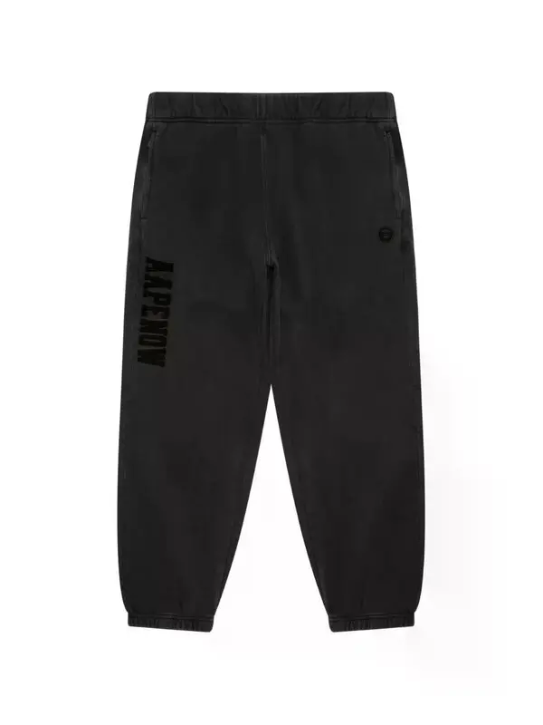 AAPE BY *A BATHING APE Aapenow Logo-print Track Pants - Black