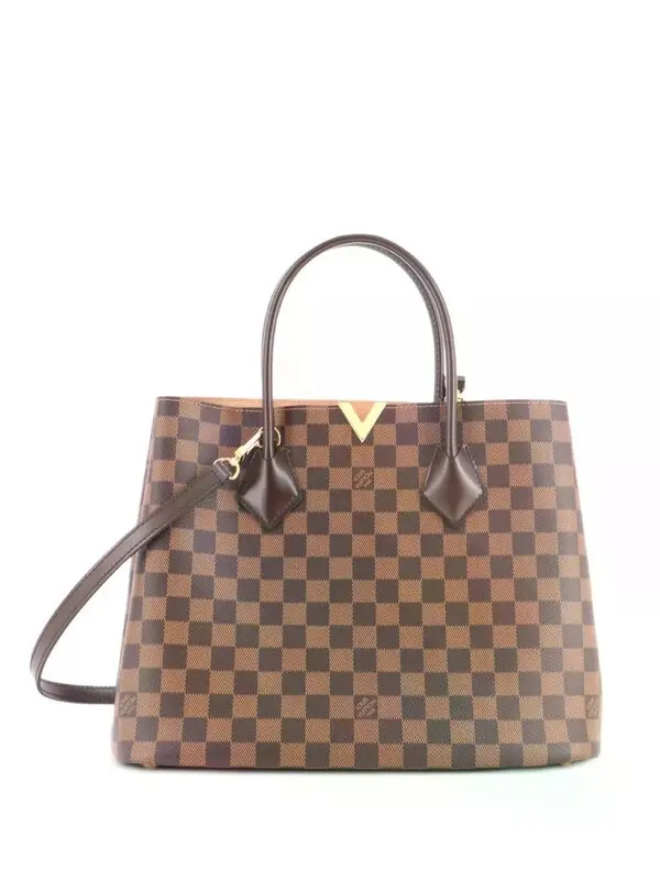 LOUIS VUITTON Kensington Handbag Damier Tote Bag - Brown