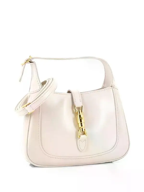Gucci Jackie 1961 Leather Mini Shoulder Bag - White