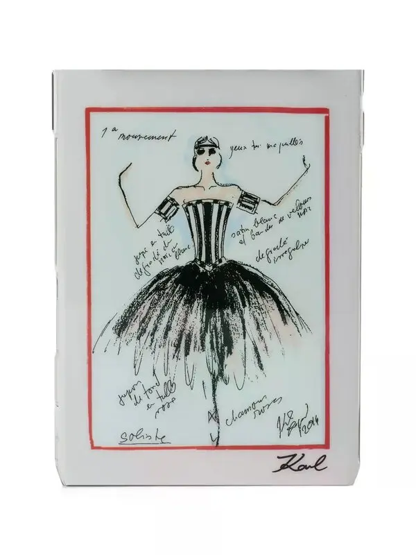 Karl Lagerfeld Sketches Iphone 17 Pro Max Case