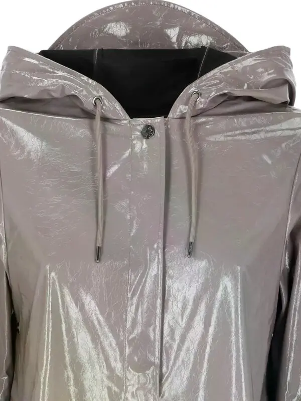 Rains Hooded Gloss-finish Coat
