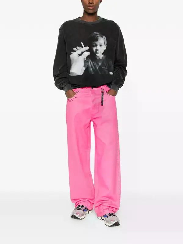 DAGGER Graphic-print Long-sleeve T-shirt