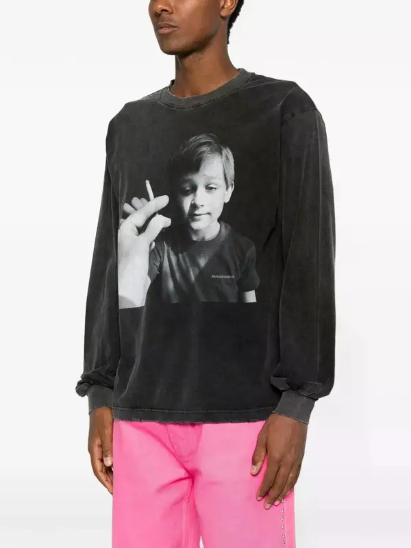 DAGGER Graphic-print Long-sleeve T-shirt