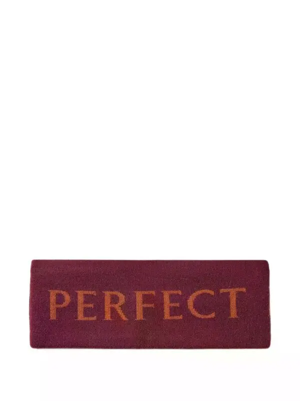 Perfect Moment Wool-blend Headband - Red