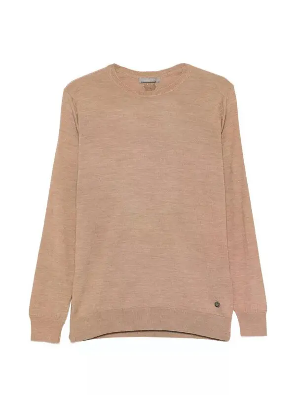 CARDUCCI Logo-embroidered Wool Sweater