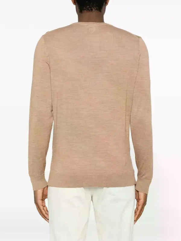 CARDUCCI Logo-embroidered Wool Sweater