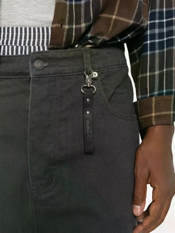 DAGGER Logo-patch Wide-leg Jeans