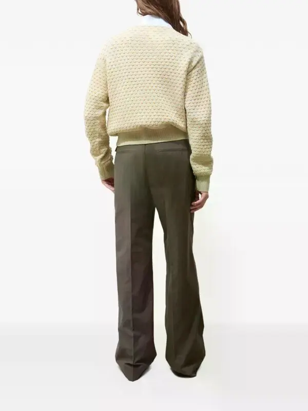 Tory Burch Brushed Cotton Trousers