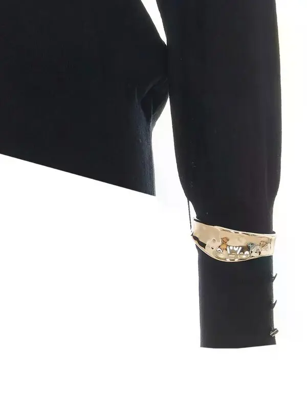 Liu Jo Cuff-embelishment Sweater