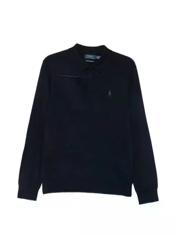 Polo Ralph Lauren Pony-detail Polo Sweater - Blue