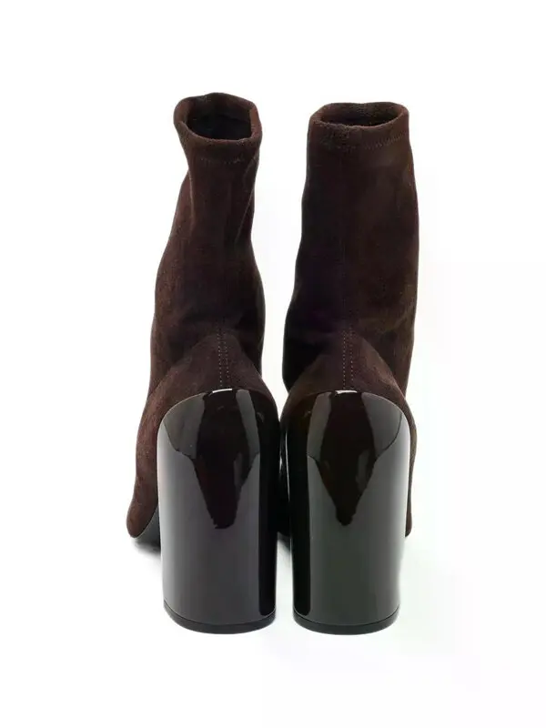 Hermès Sock-boot Rounded-toe Ankle Boots