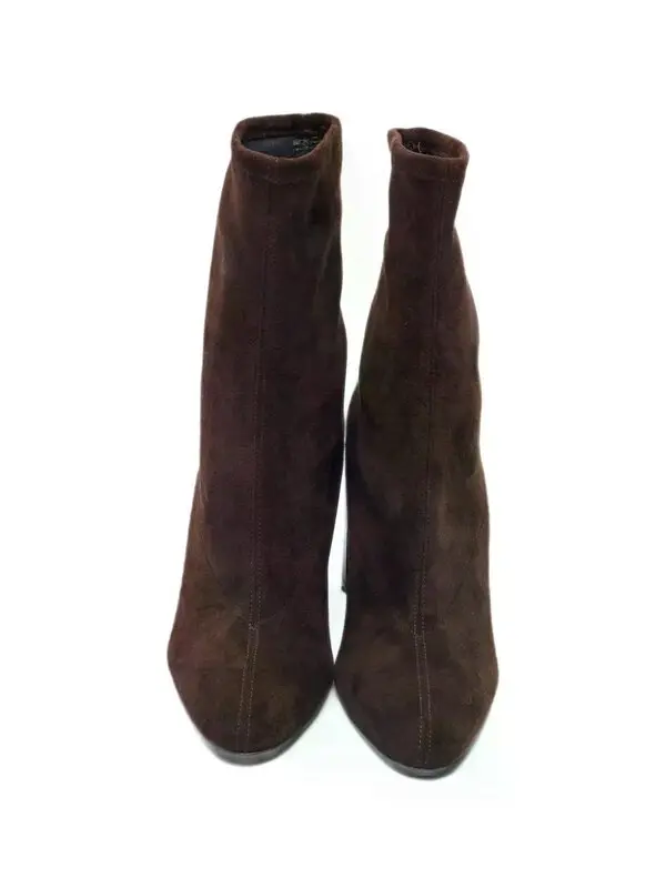 Hermès Sock-boot Rounded-toe Ankle Boots