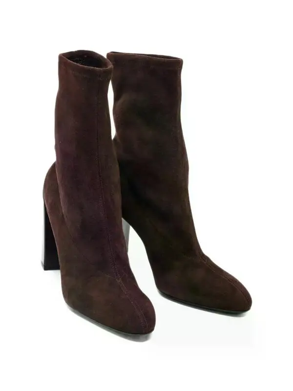 Hermès Sock-boot Rounded-toe Ankle Boots