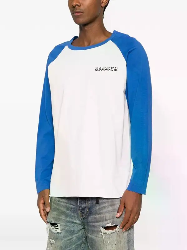 DAGGER Logo-print Raglan-sleeve T-shirt