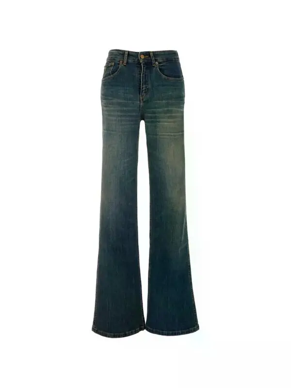 LOIS Faded Flared Jeans - Blue