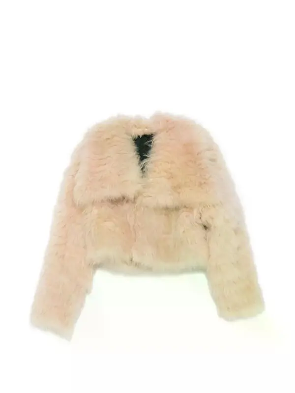 NUMEROOTTO Fleece Hooded Jacket - Neutrals