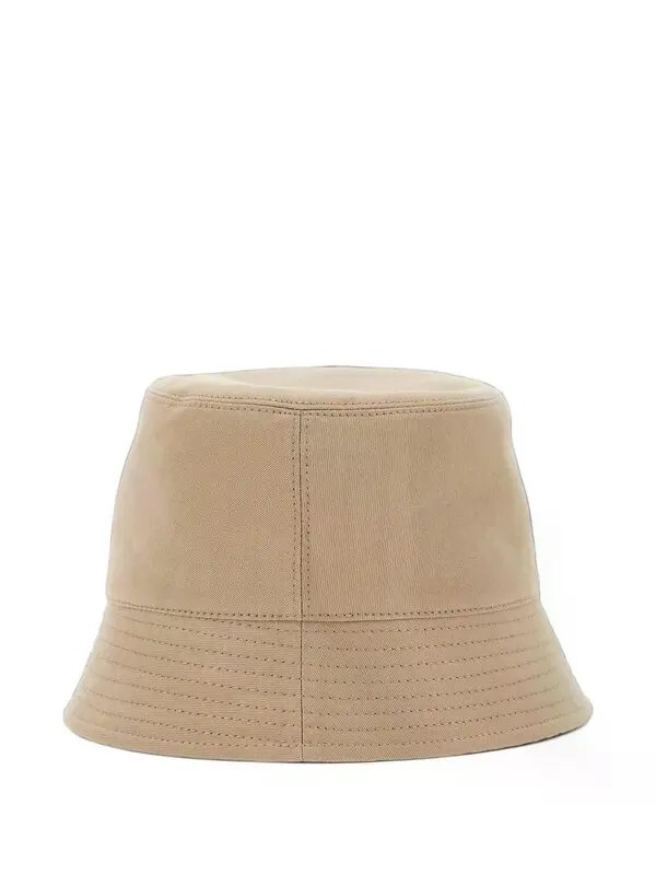 Brunello Cucinelli Cotton, Linen And Virgin Wool Reversible Bucket Hat With Monili