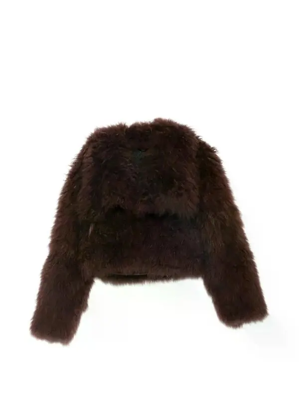 NUMEROOTTO Cropped Shearling Jacket