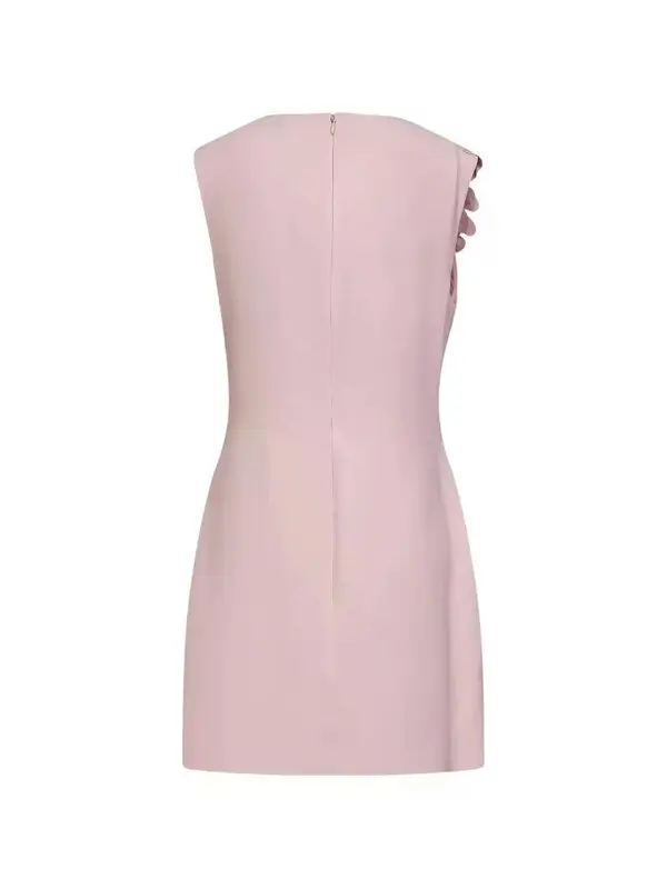 Costarellos Anora Floral-appliqué Bead-embellished Mini Dress