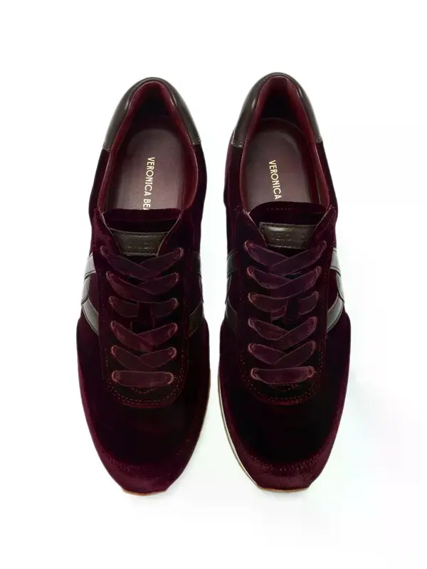 Veronica Beard Penrose Velvet Sneakers
